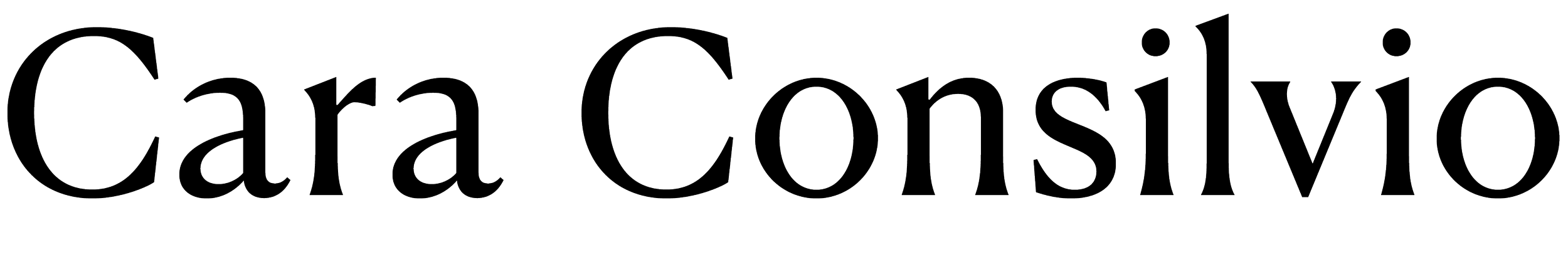 Cara Consilvio — Opera