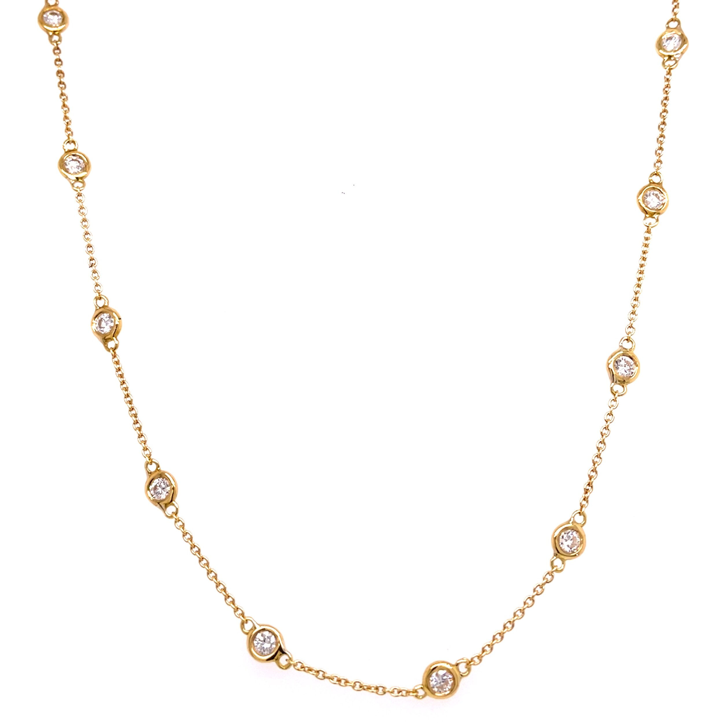 Diamonds by the yard necklace store