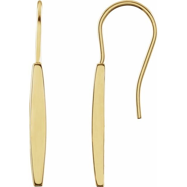 Hook bar earrings store