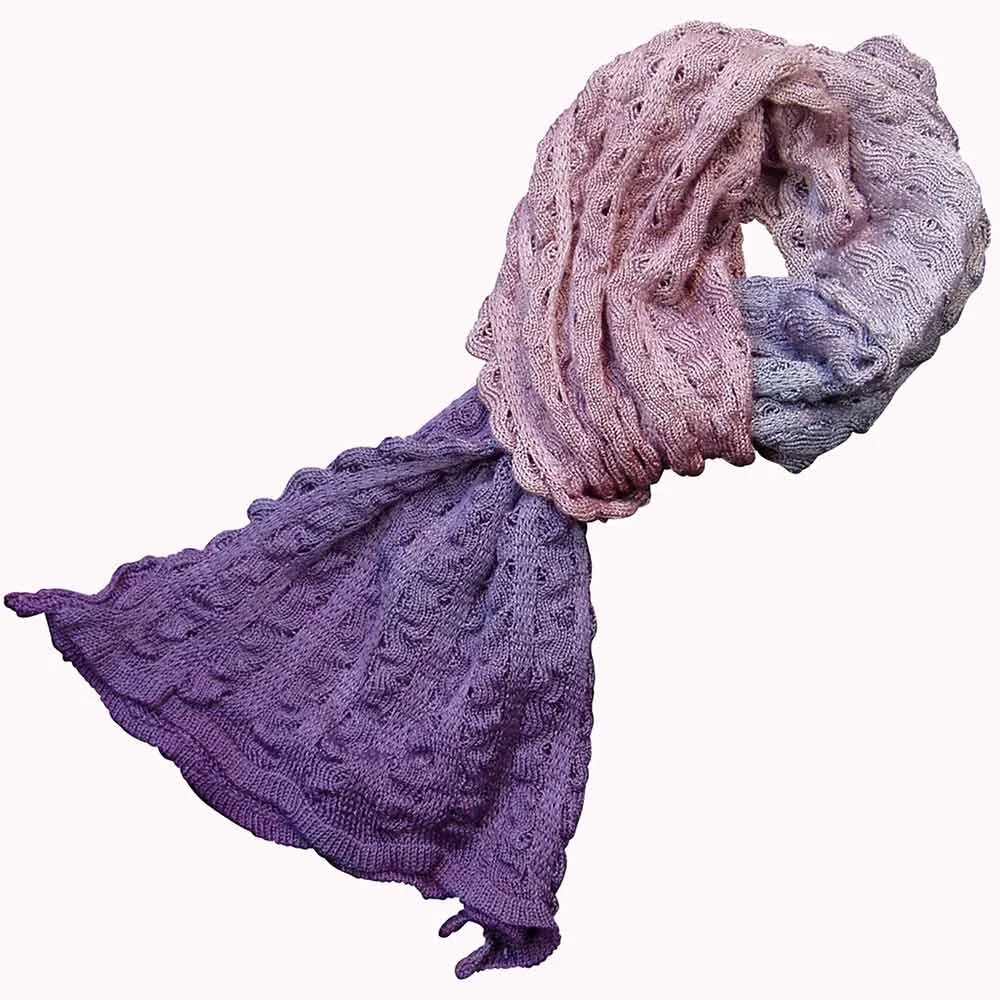 Knitted silk scarf store