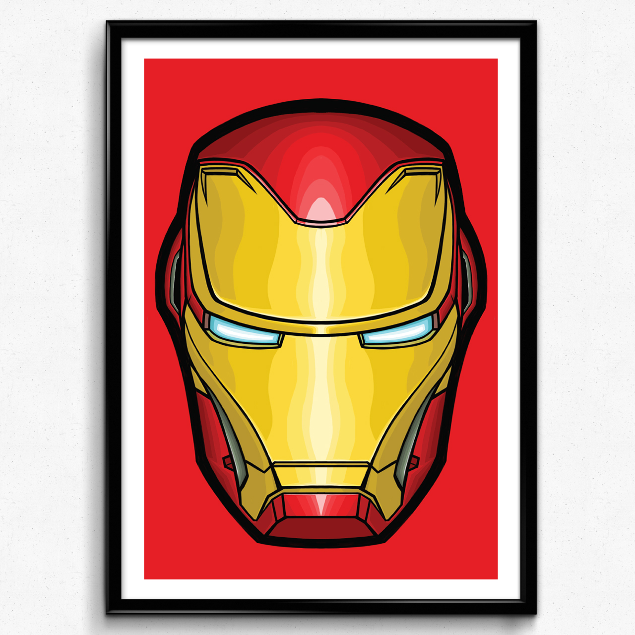 Ironman Cartoon Face