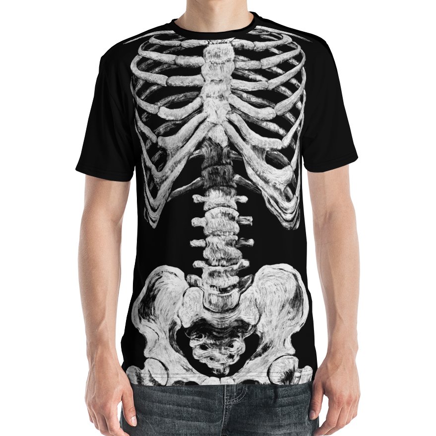 Skeleton shirt men store
