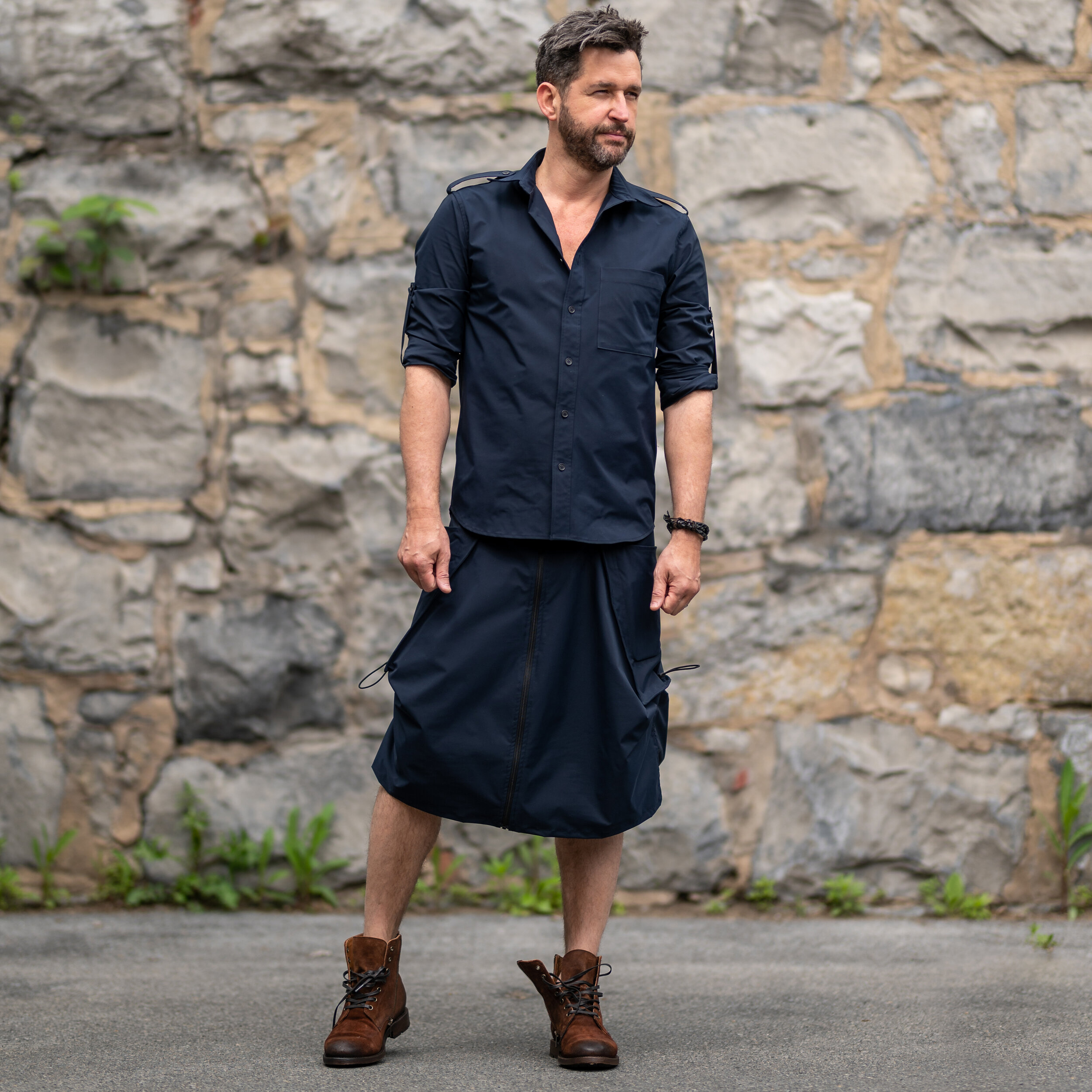 Oxford Men s Skirt Staci Snider New York Fashion Designer