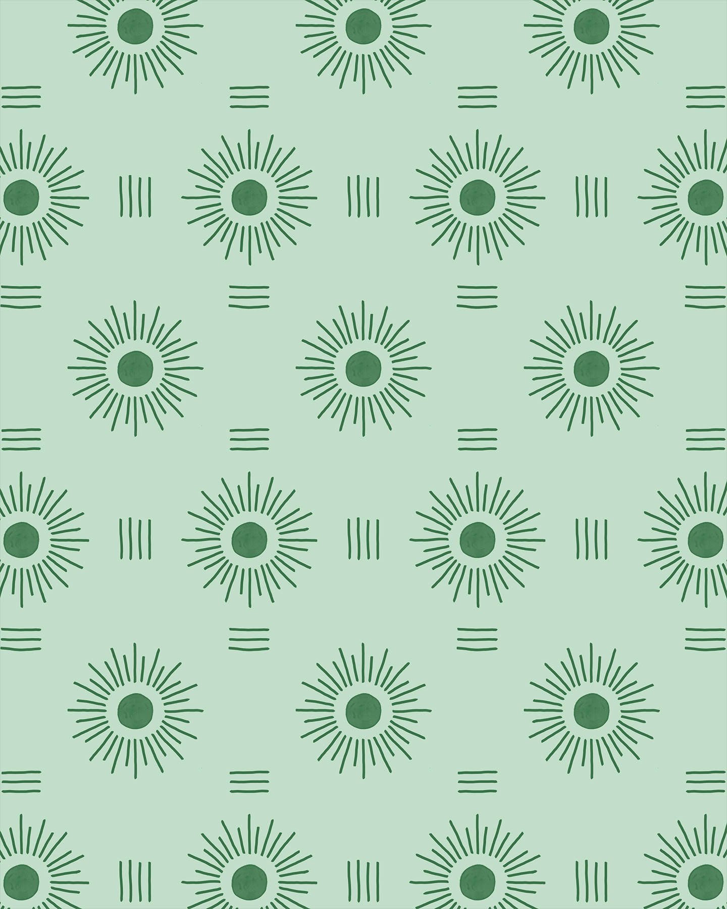 Mint Pattern Wallpaper