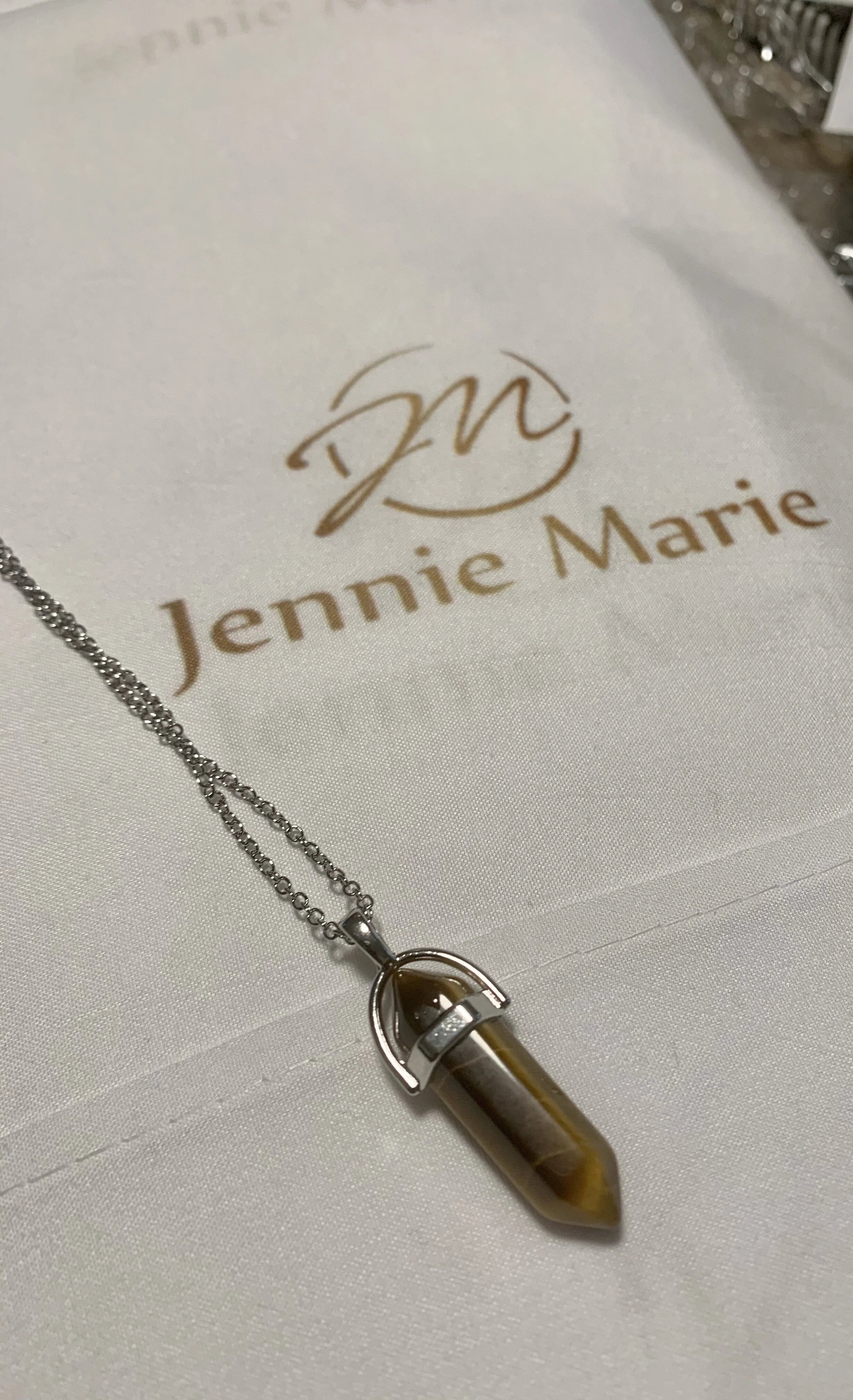 Jennie Marie Energy Crystal Necklace Jennie Marie Empathic Psychic Medium