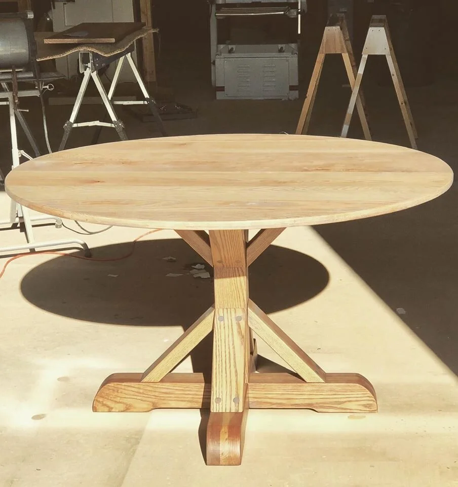60 round farmhouse table store
