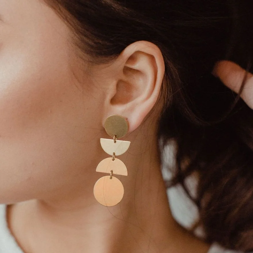 Brass for earrings store