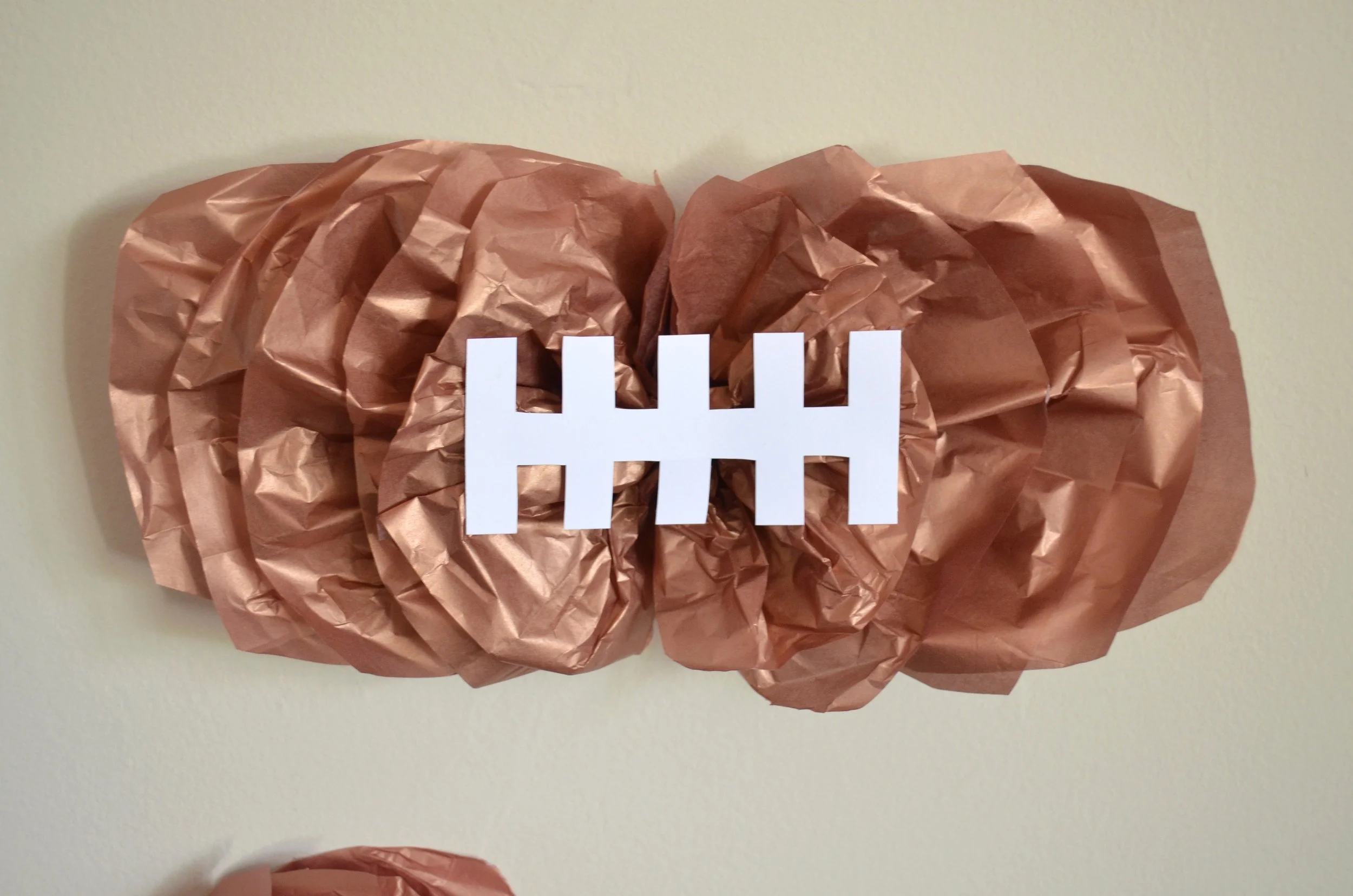 Tissue Paper Football DIY - From Scratch with Maria Provenzano