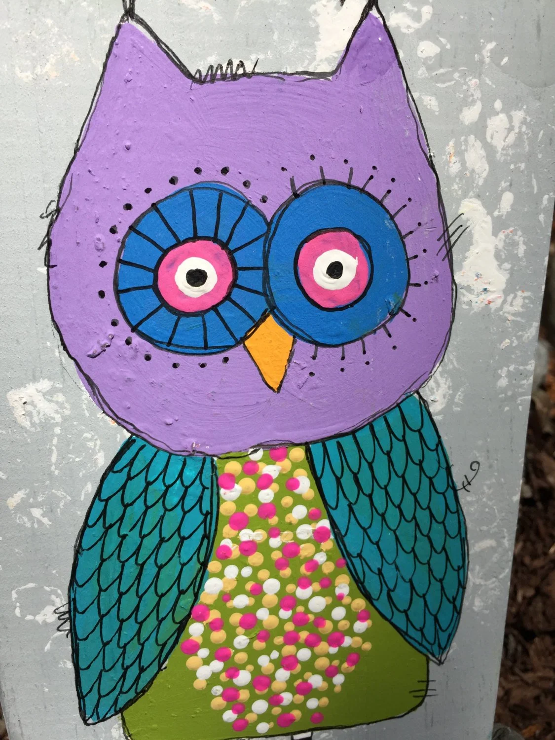 Owl Pattern Art Lesson