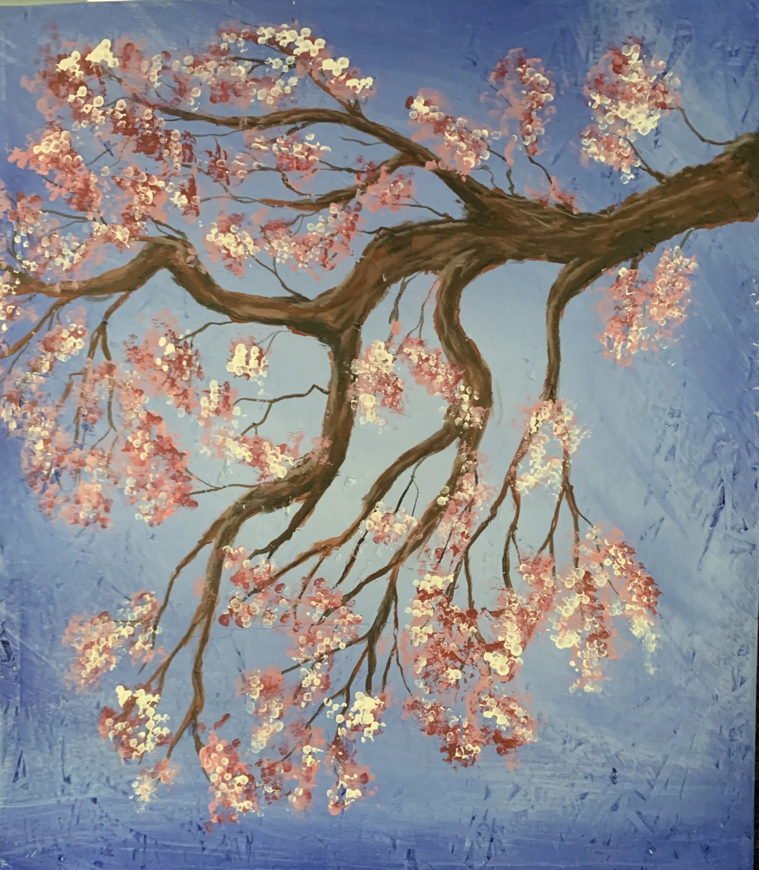 Cherry Blossom Oil Painting