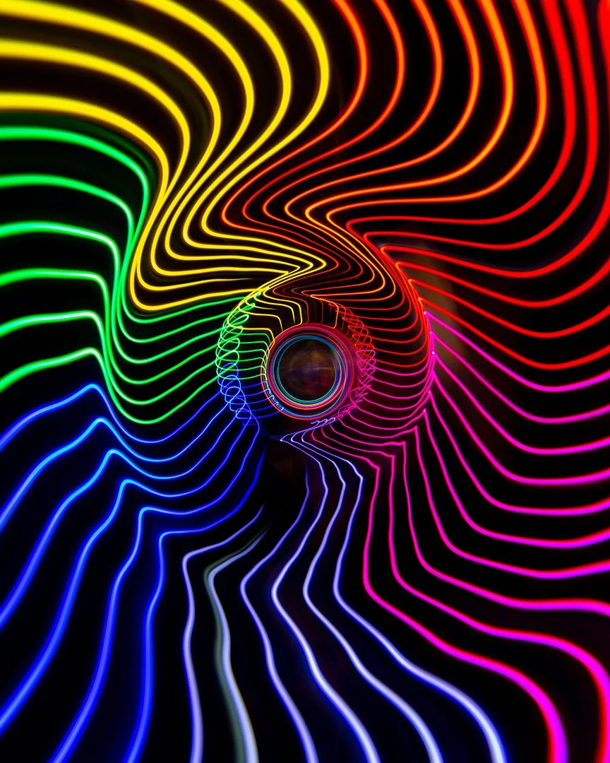 Rainbow Illusion Backgrounds