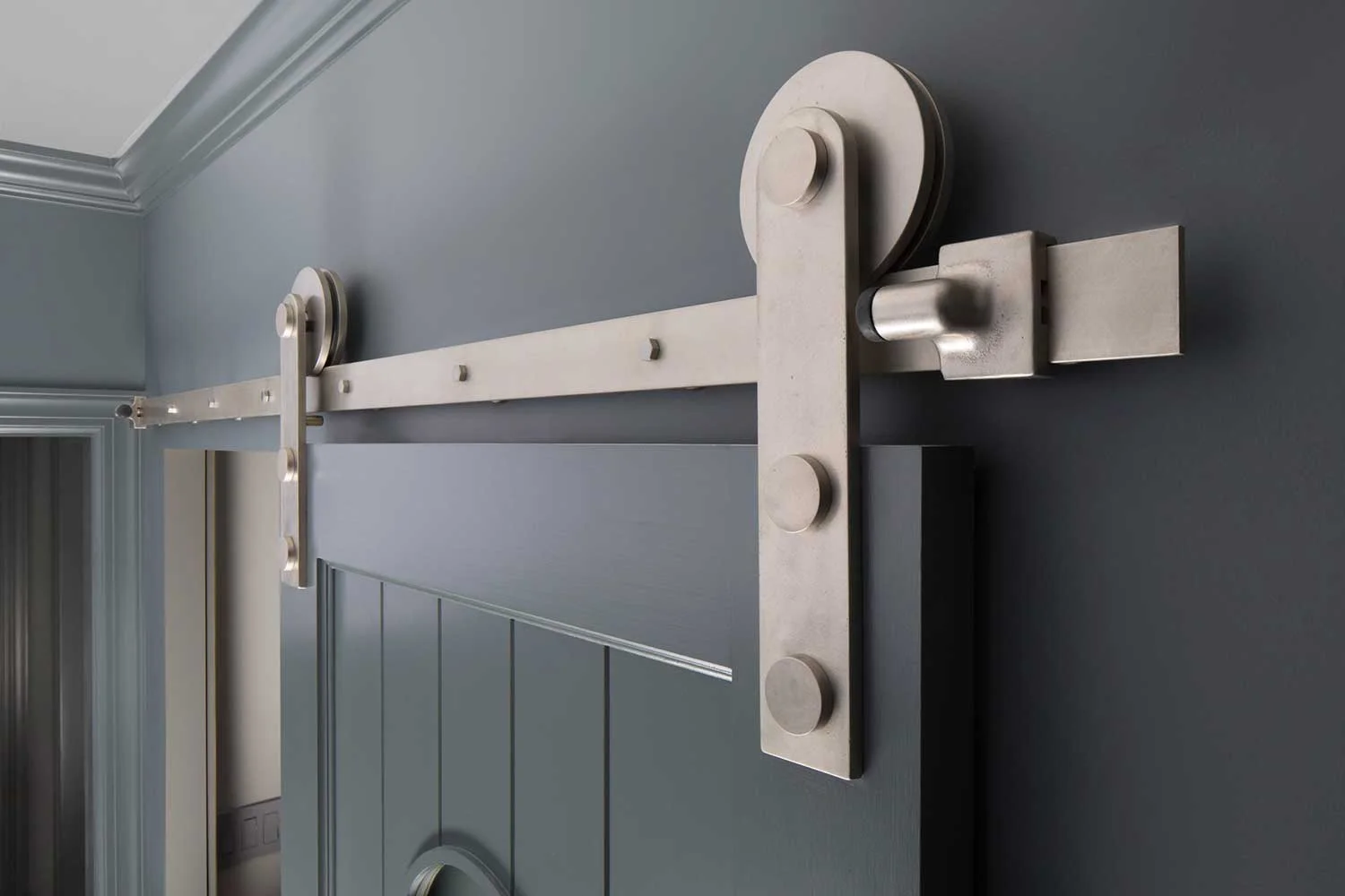 BRN-504 Sliding Barn Door Track | Sun Valley Bronze Hardware