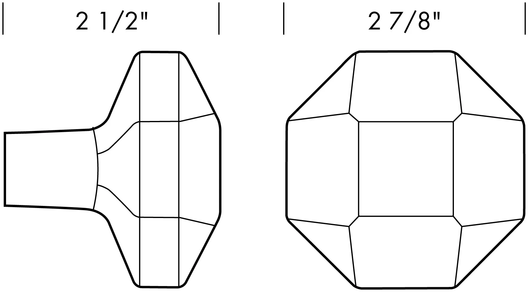 K-236 Gem Door Knob | Sun Valley Bronze Hardware