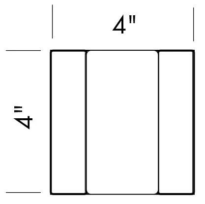 BT-4RPL Ripple Tile | Sun Valley Bronze Hardware
