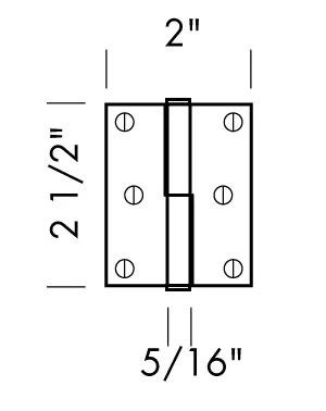 BHC-25200 Cabinet Hinge | Sun Valley Bronze Hardware