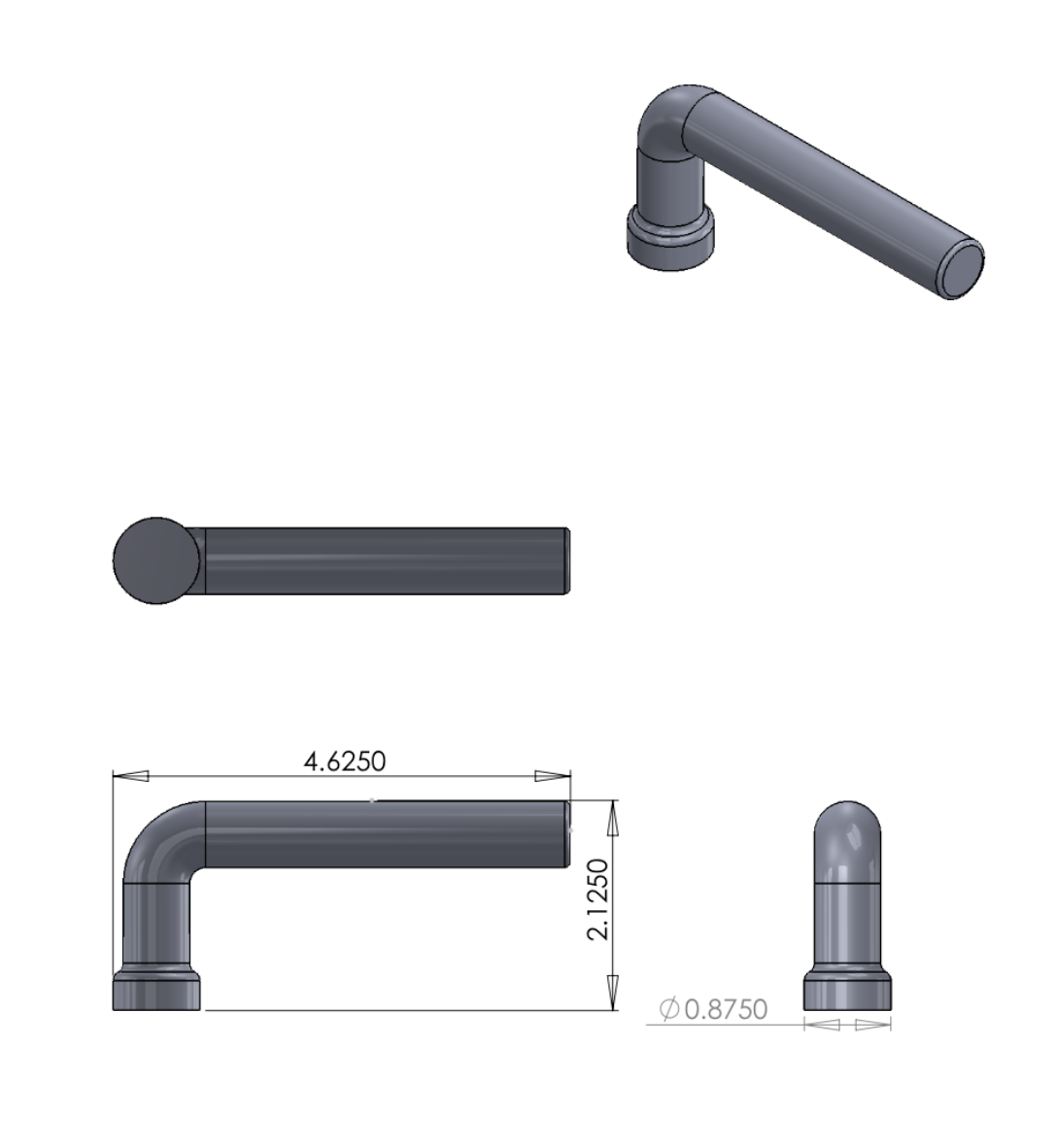 L-112 Tube Lever | Sun Valley Bronze Hardware