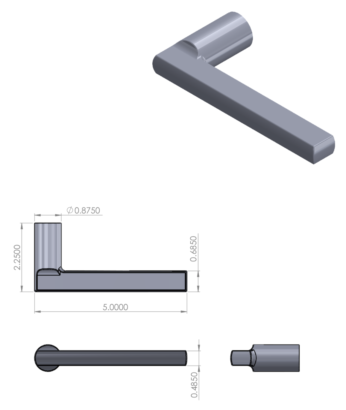 L-129 Della Lever | Sun Valley Bronze Hardware