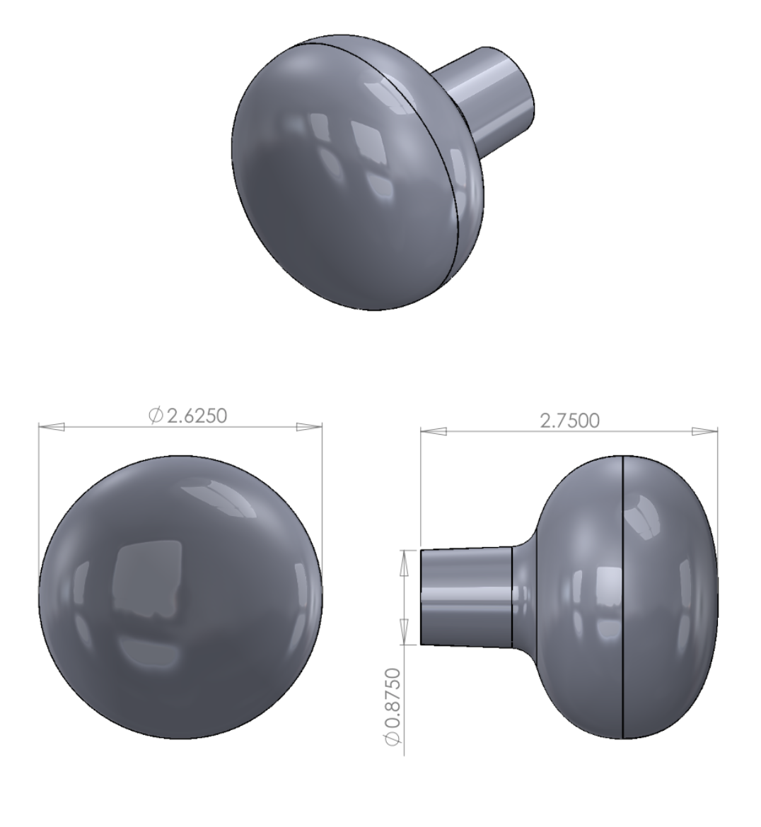 K-222 Big Bob Door Knob | Sun Valley Bronze Hardware