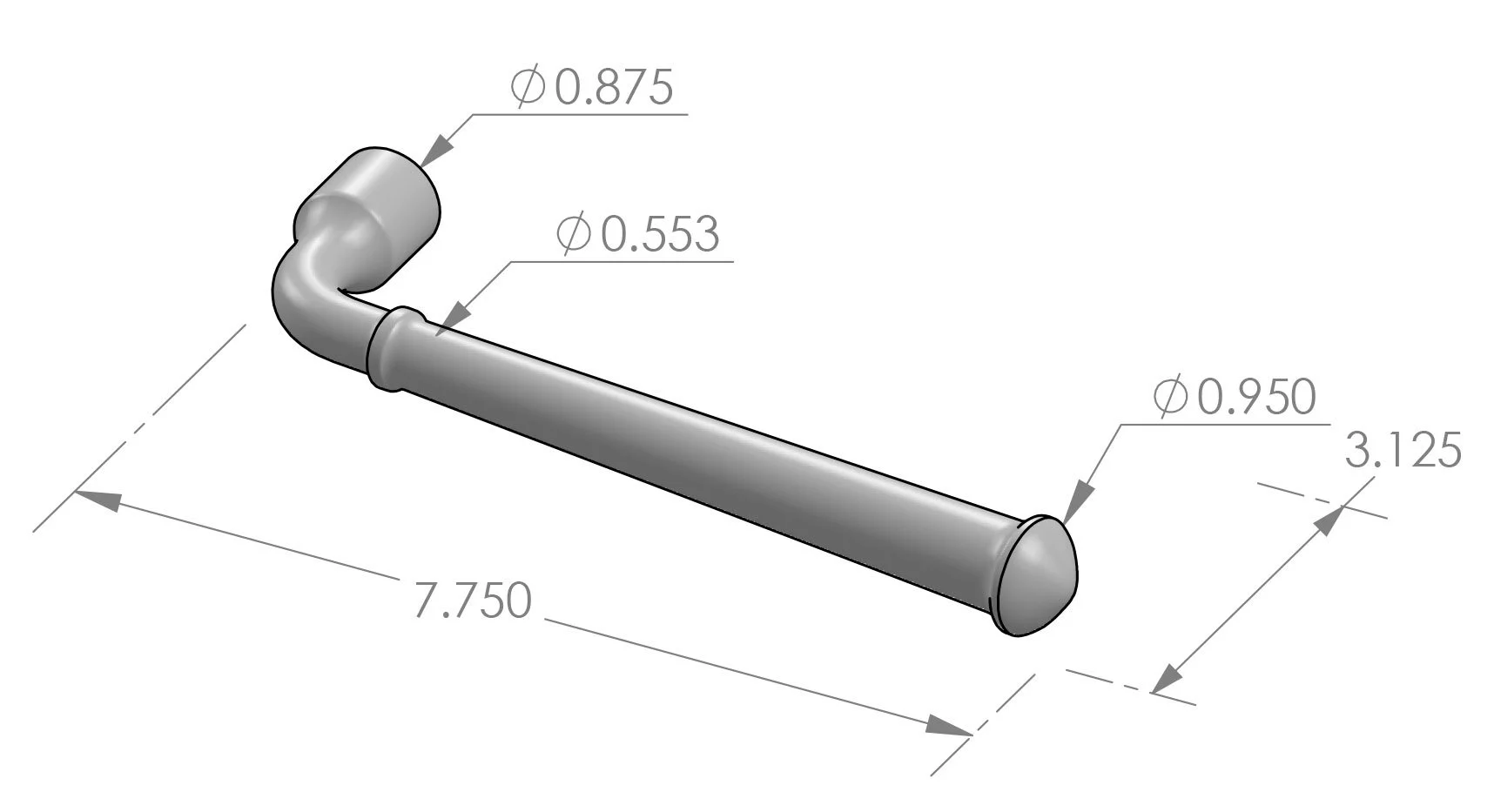 LS-127 Hailey Lift & Slide Lever | Sun Valley Bronze Hardware