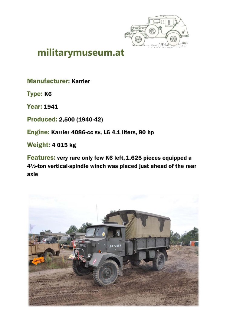 Karrier K6 search - British Vehicles - HMVF - Historic Military ...