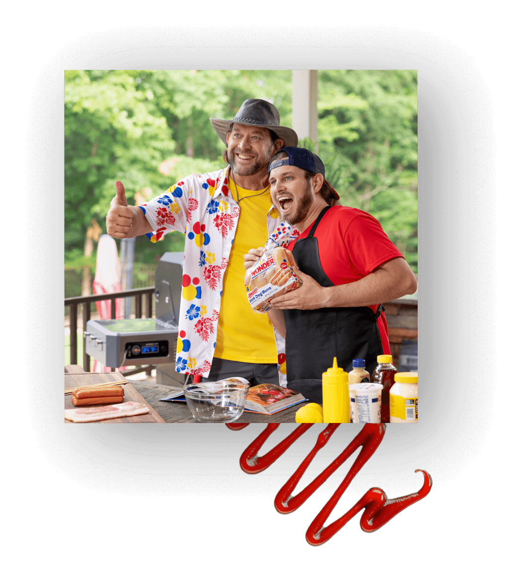 Buns — Wonder bread