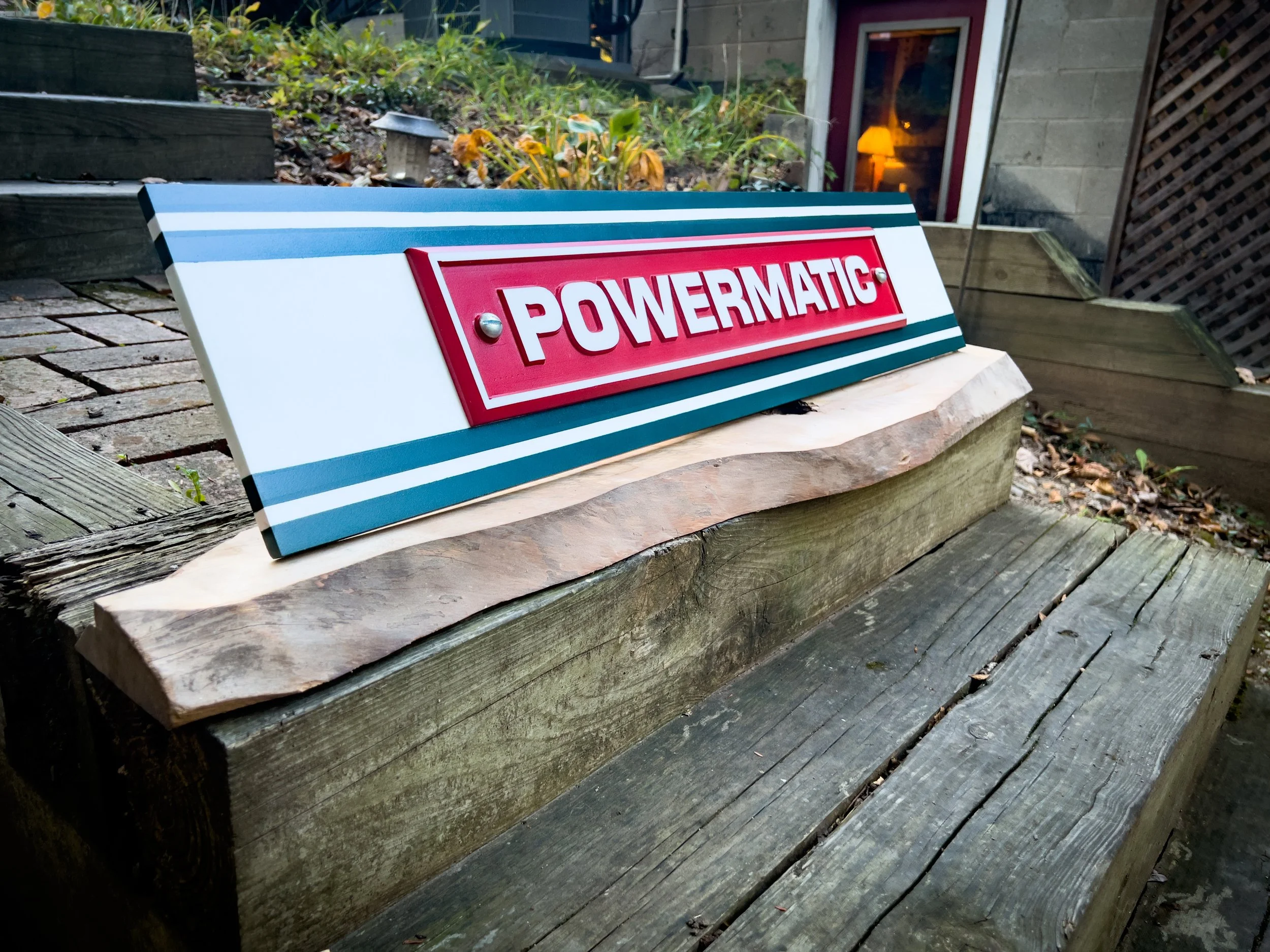 Experiments with carved wood machinery emblems/signs - Page 10 - Old ...