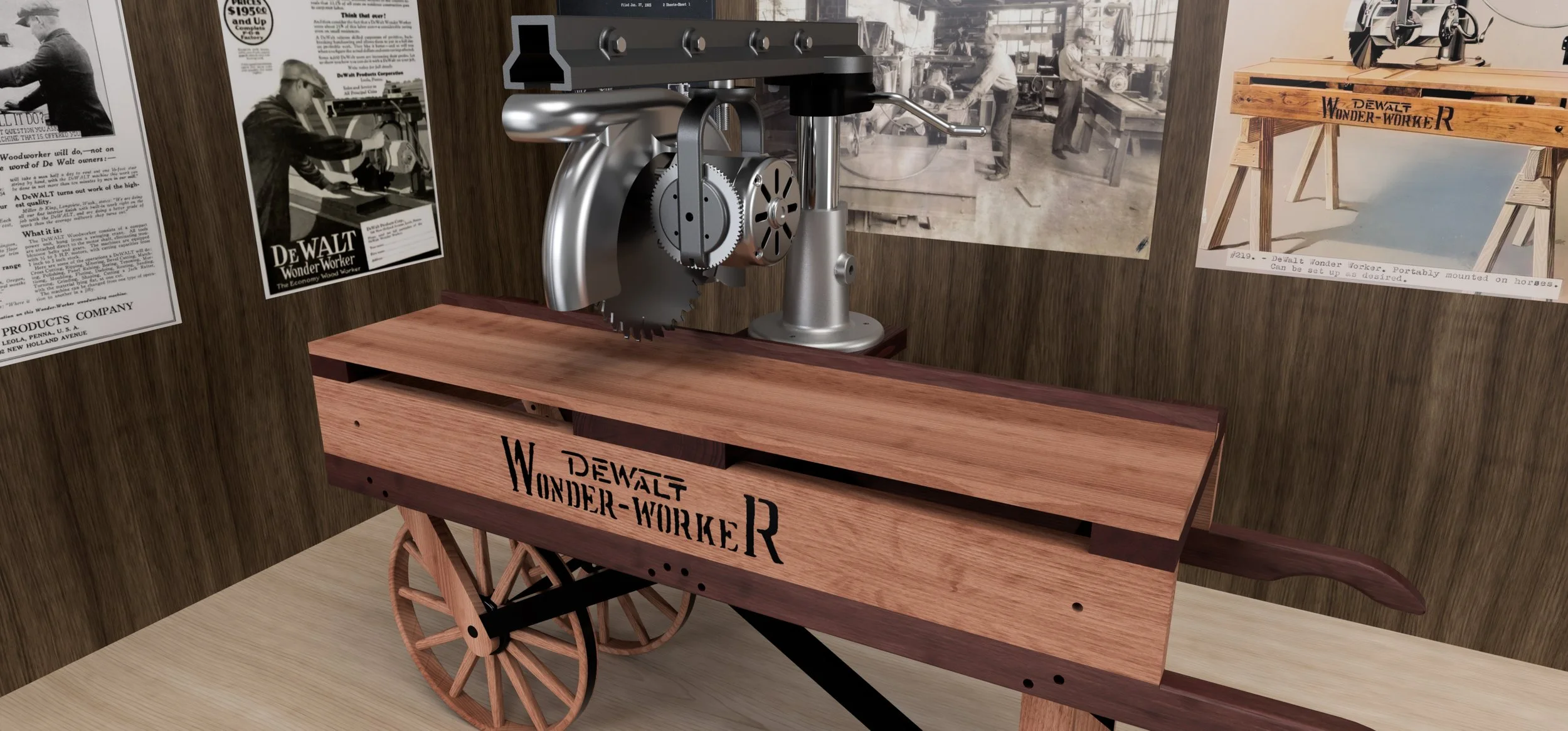 DeWalt Wonder-Worker, modeling from the ground up (work in progress ...