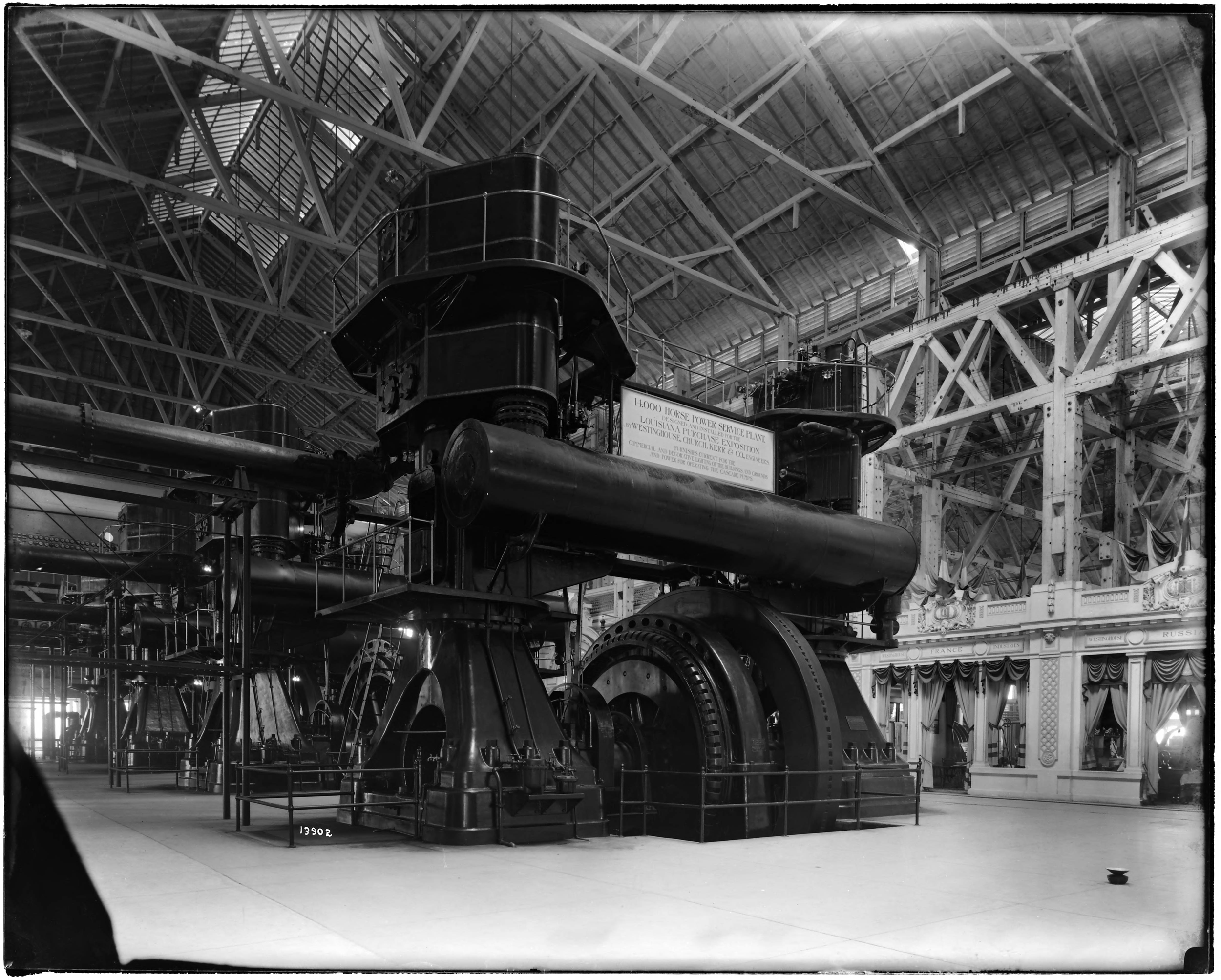 Inside the Palace of Machinery — 1904 St. Louis World’s Fair - Old ...