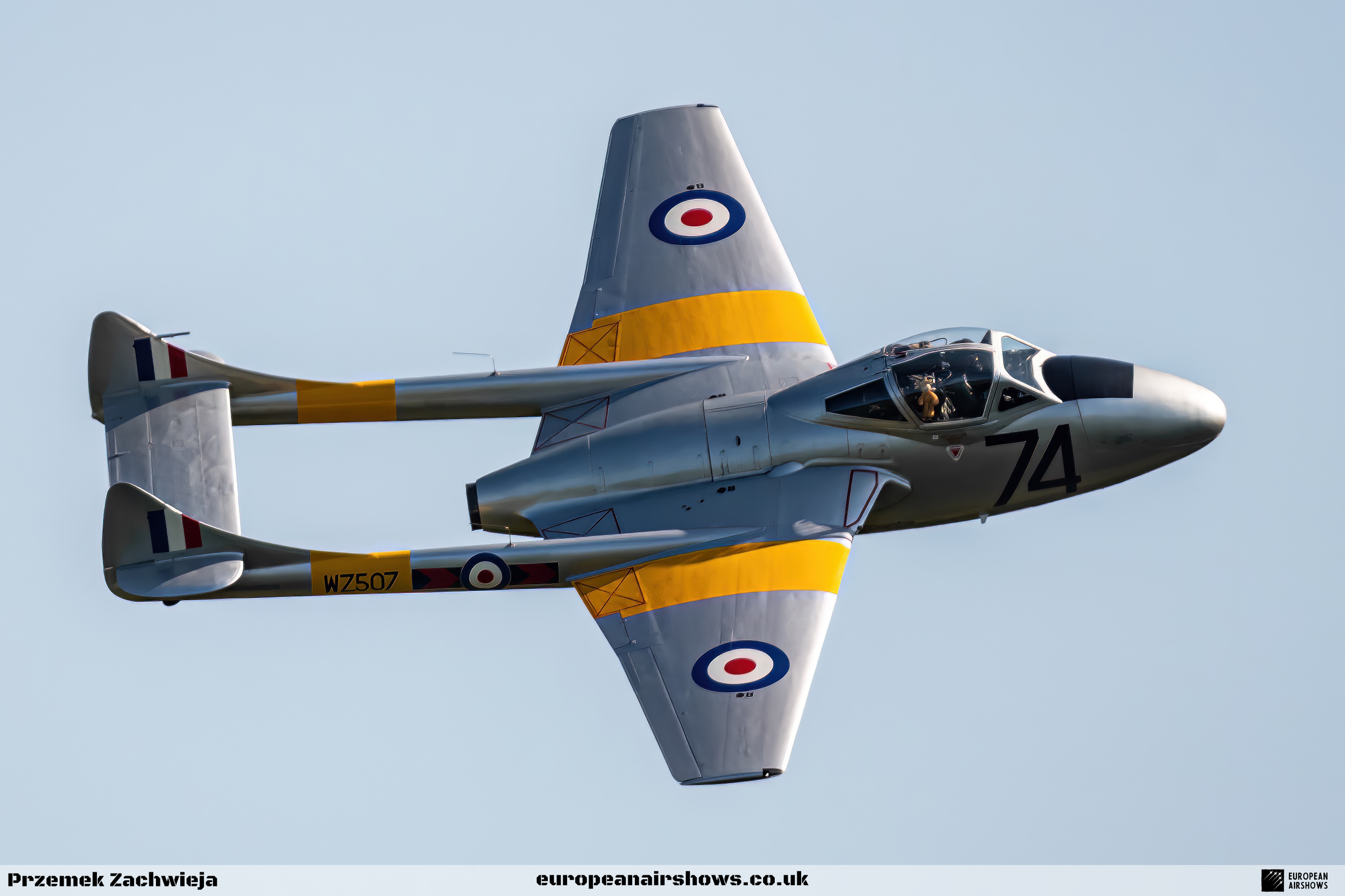 de Havilland Vampire G-VTII — European Airshows