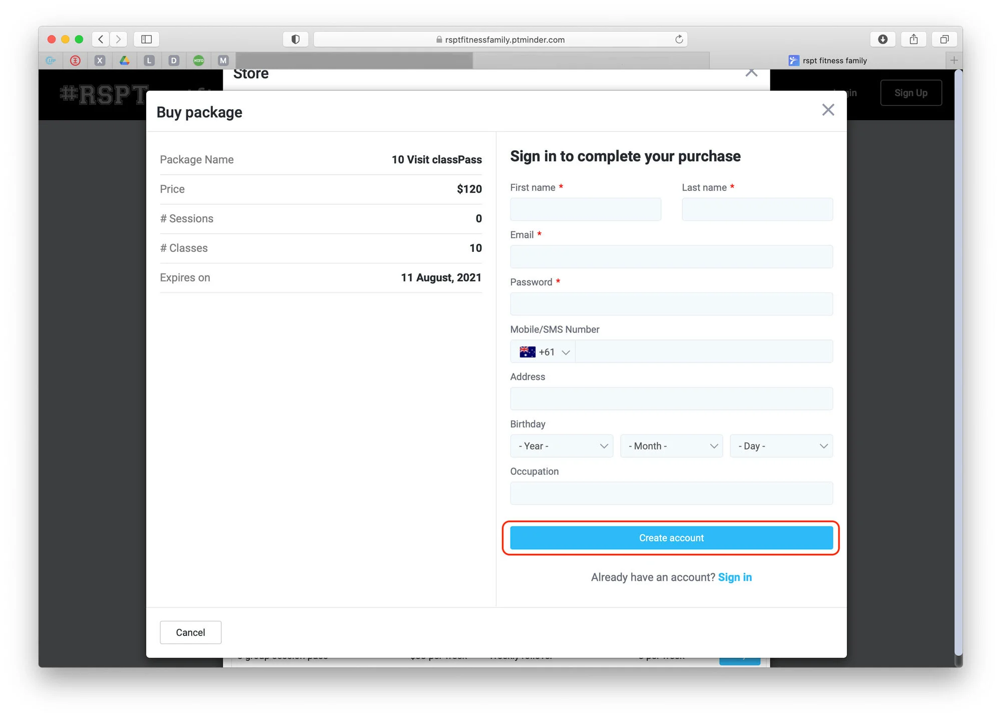 How do I Join? — RSPT Fitness Family