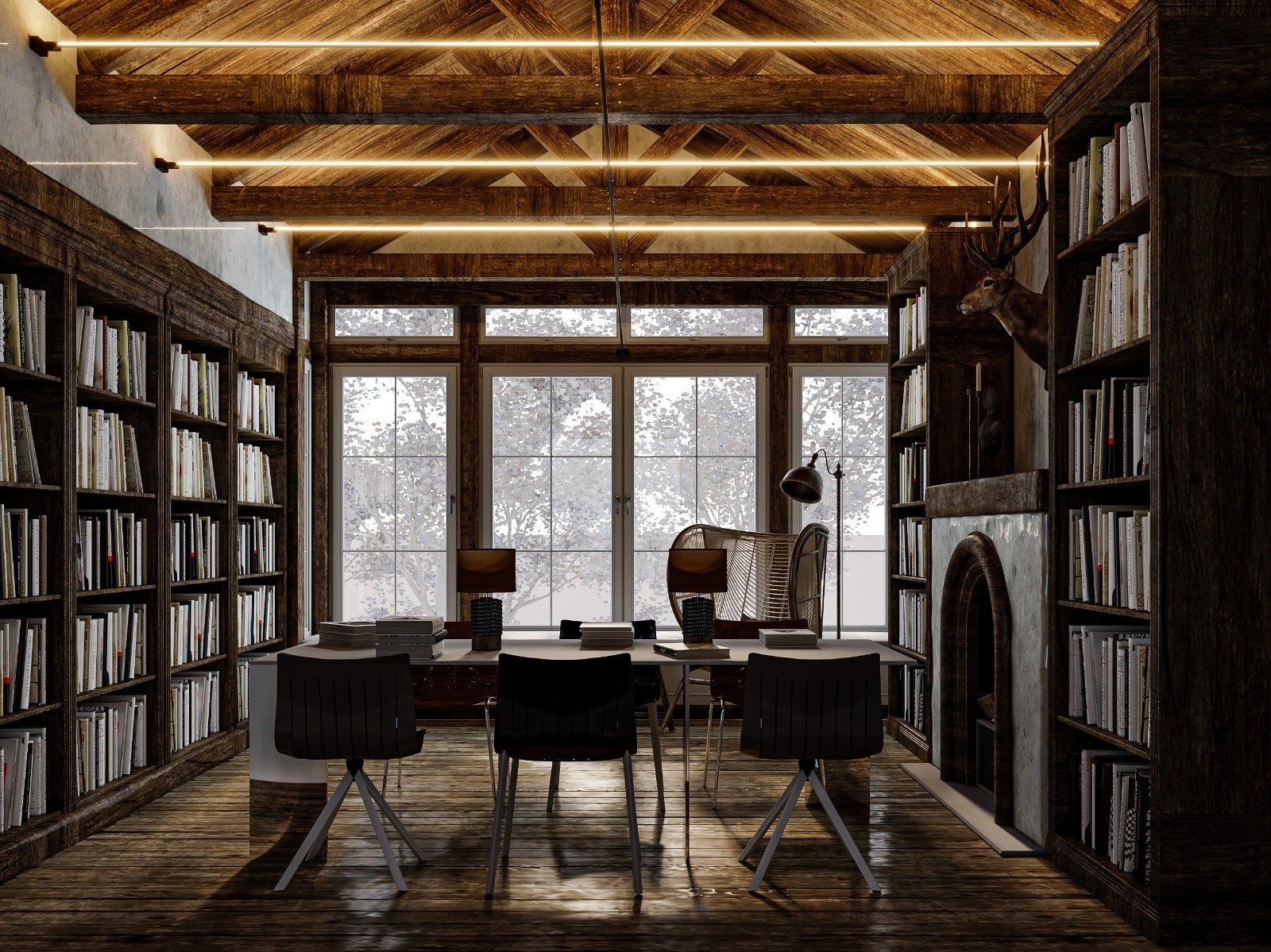 U Technology - Skyline Series - Commercial Floating Indirect LED Luminaire