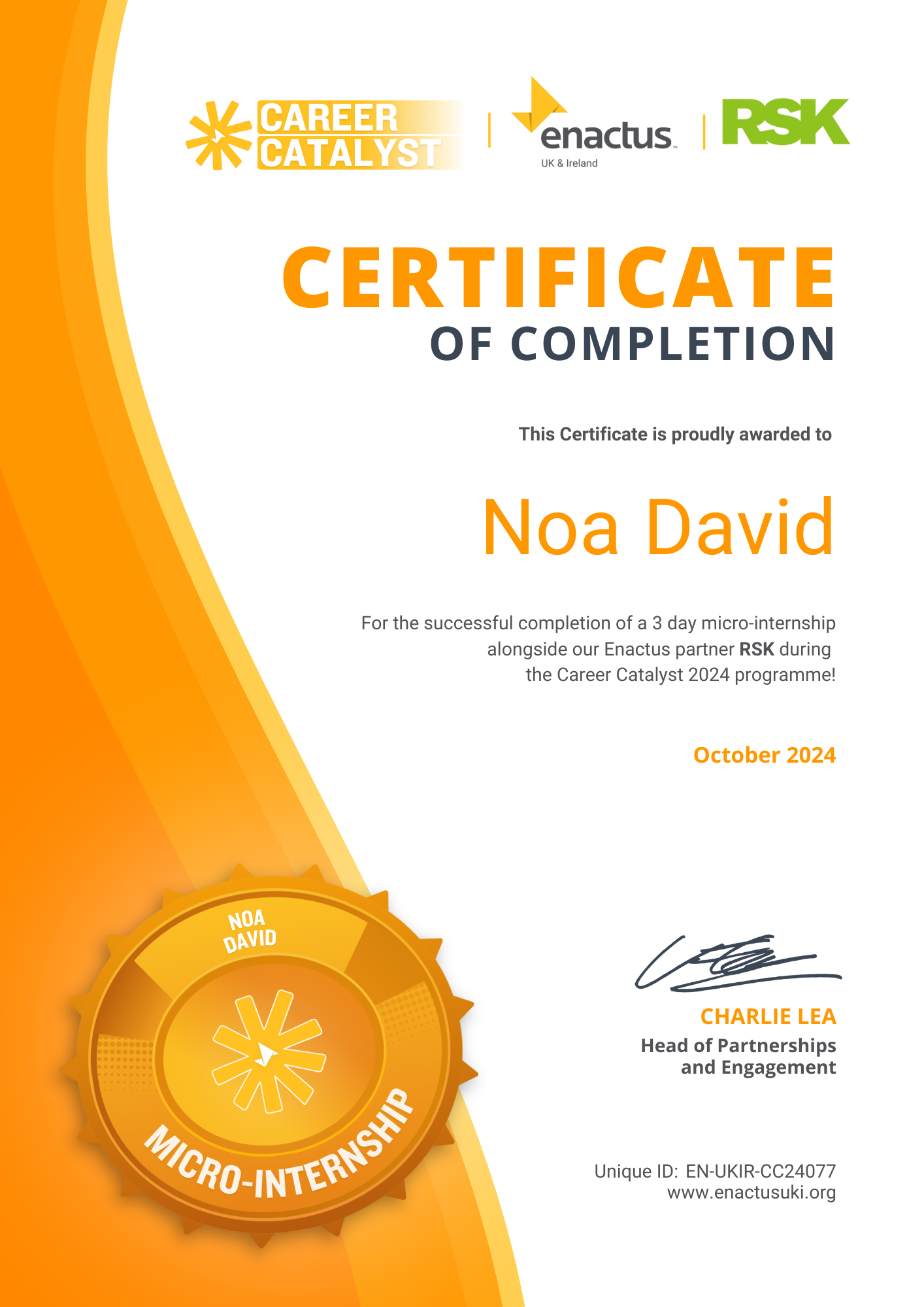 Noa David - BA Mathematics and Music | University of Birmingham | LinkedIn
