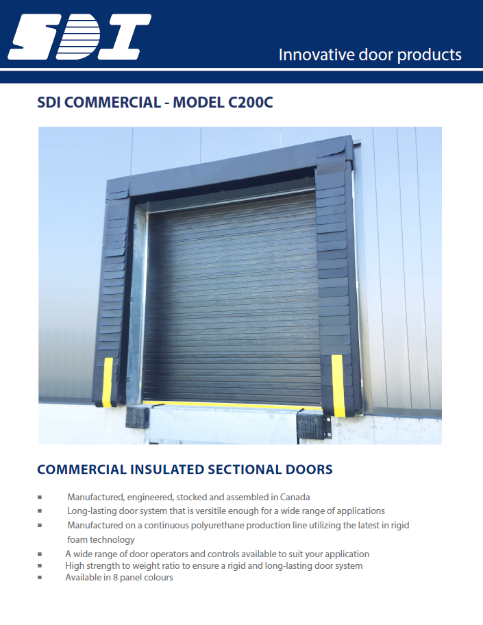 Insulated Sectional Doors — Service Door Industries