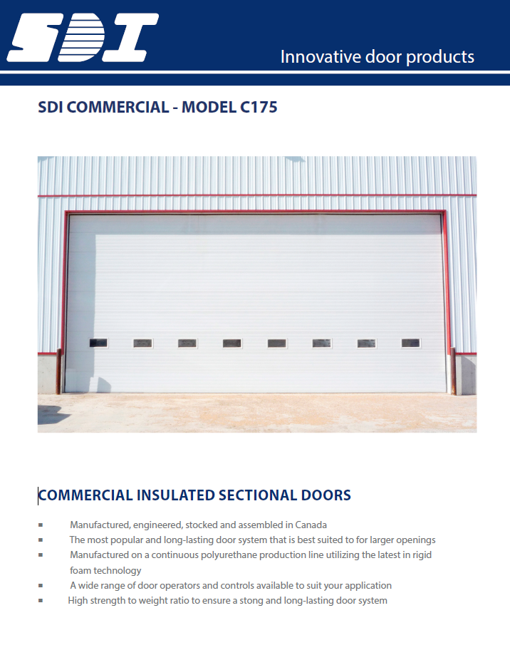 Insulated Sectional Doors — Service Door Industries