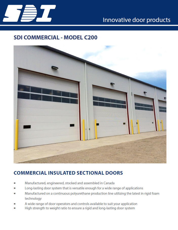 Insulated Sectional Doors — Service Door Industries