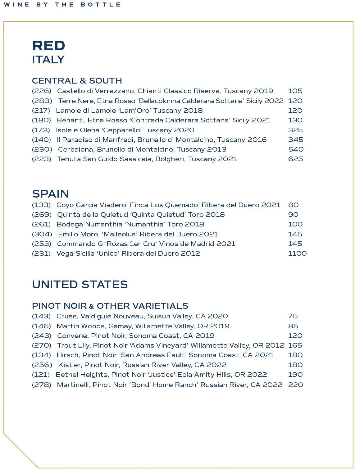 Menus: Fine Dining, Brunch & Cocktails in Miami Beach | ORO Miami