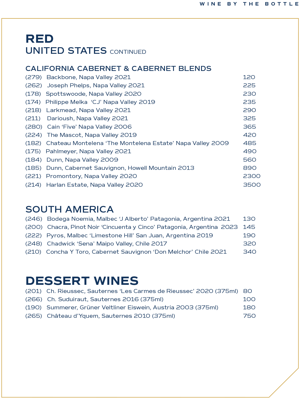 Menus: Fine Dining, Brunch & Cocktails in Miami Beach | ORO Miami