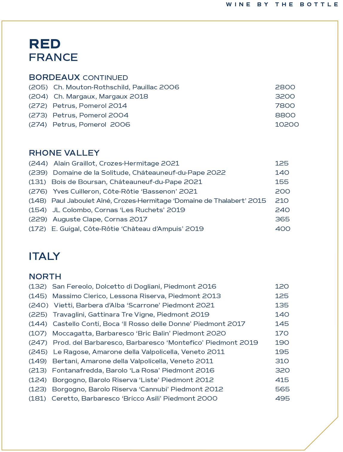 Menus: Fine Dining, Brunch & Cocktails in Miami Beach | ORO Miami