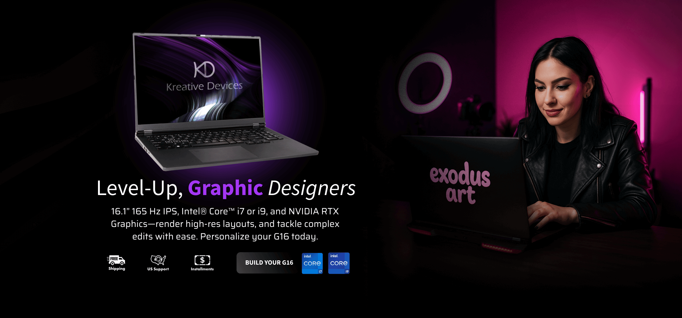 Custom Laptops | Kreative Devices