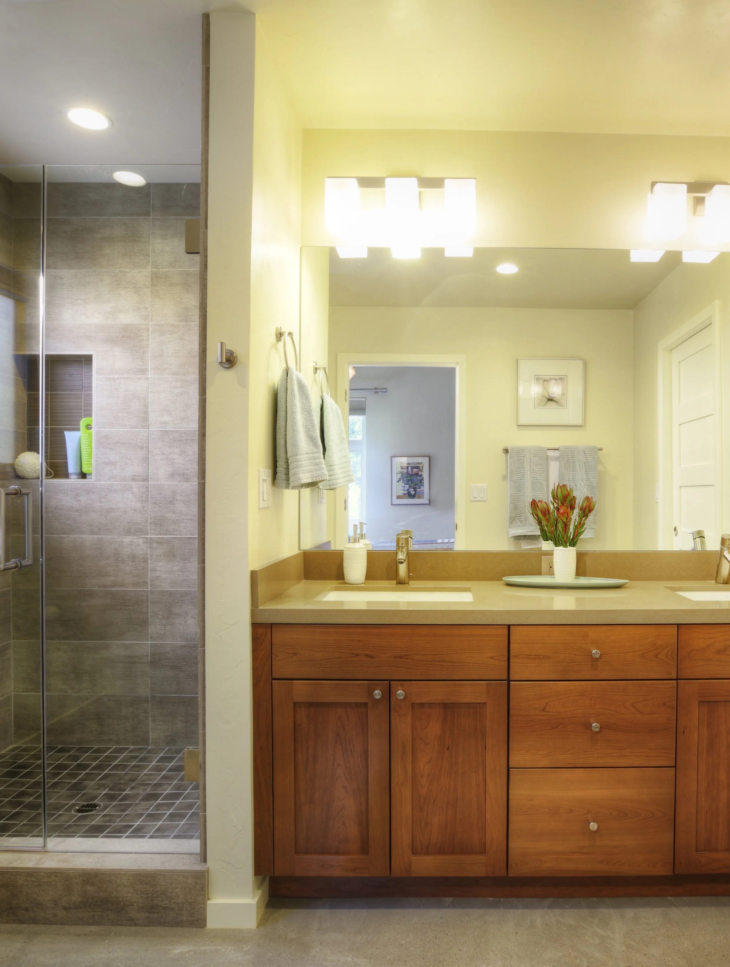 "Heath Revival" Willowbank Colorful Contemporary Main Bathroom Remodel ...