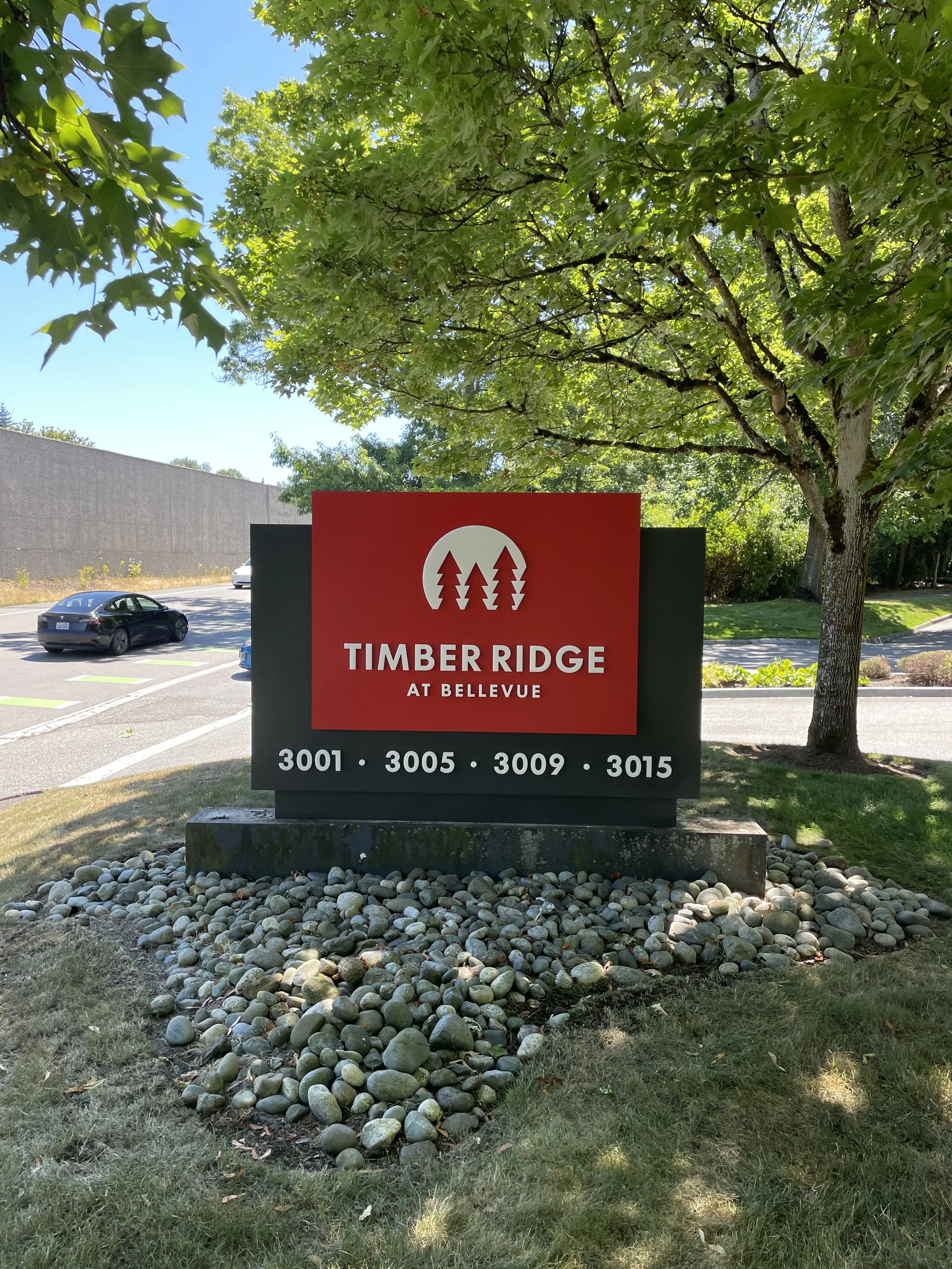Timber Ridge Bellevue Signage | Retail & Mixed-Use Development | Plumb ...