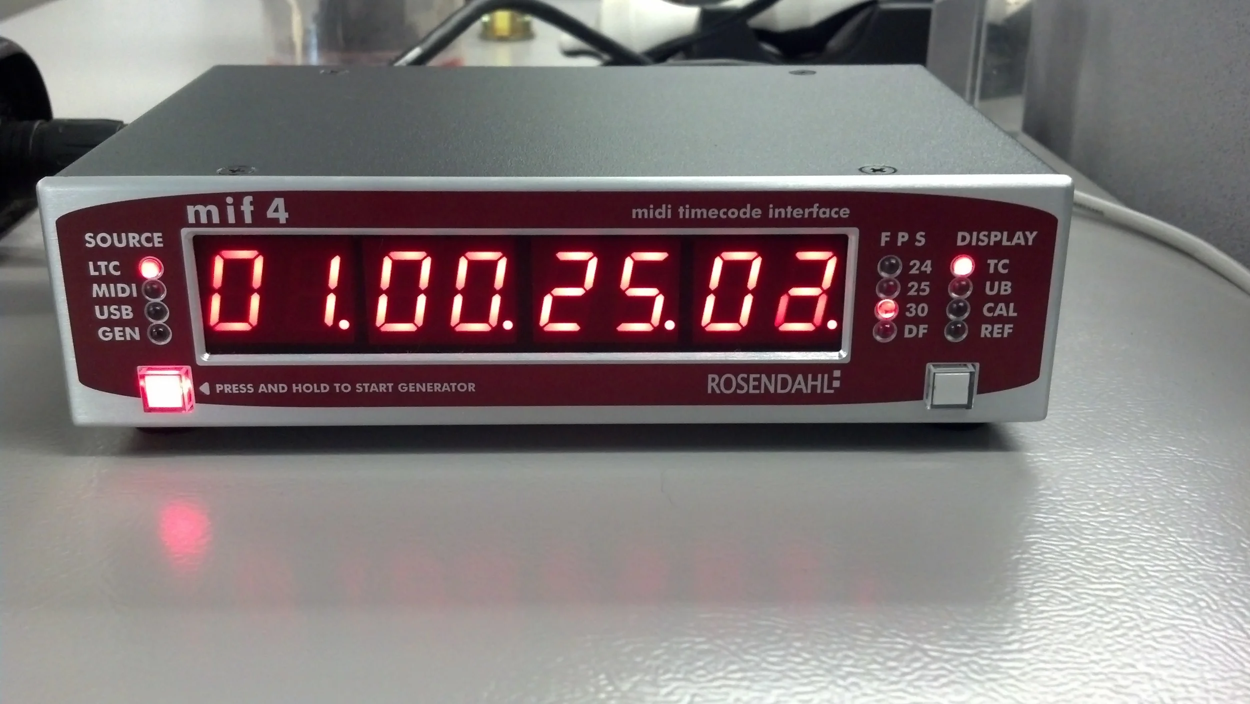 Rosendahl MIF 4 Time Code Interface Unboxing — Control Geek