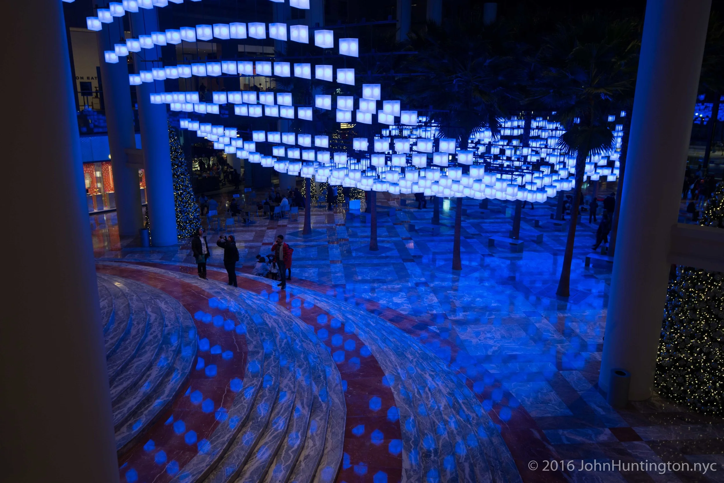Luminaries Holiday Light Show at Brookfield Place's Winter Garden ...