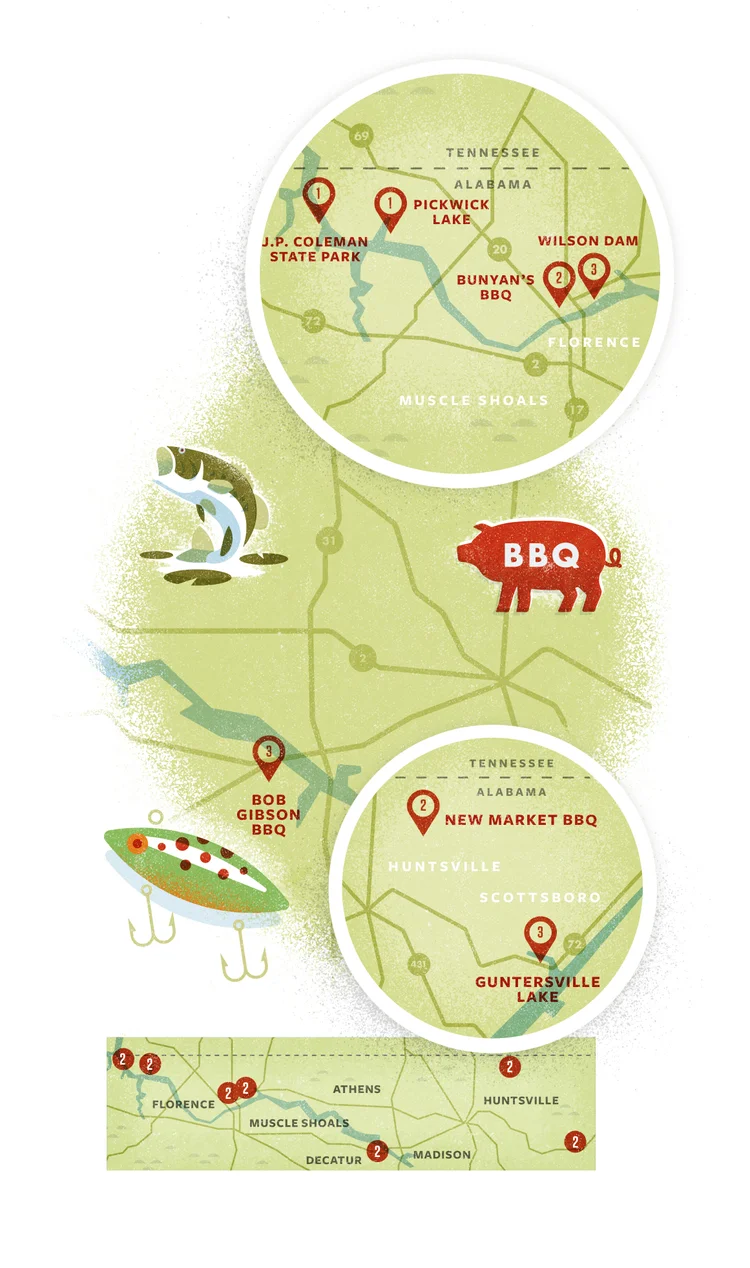 New Work: Field & Stream / Hogs and Hawgs Map — the Design Office of ...