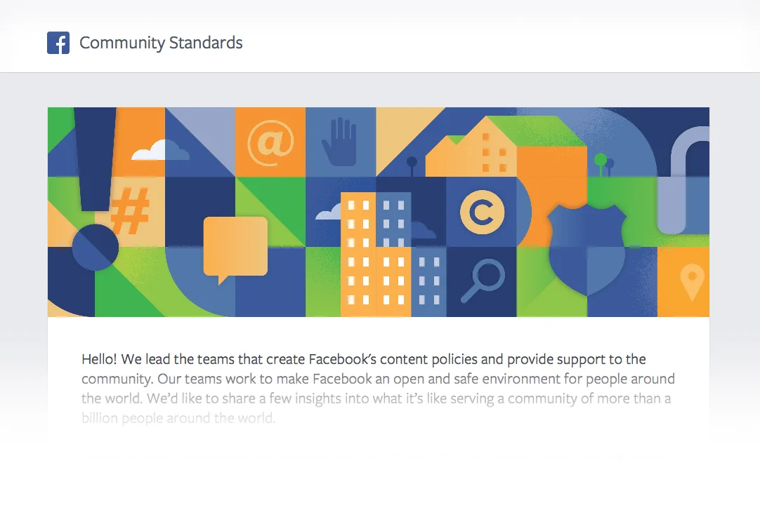 New Work: Facebook Community Standards — the Design Office of Matt ...