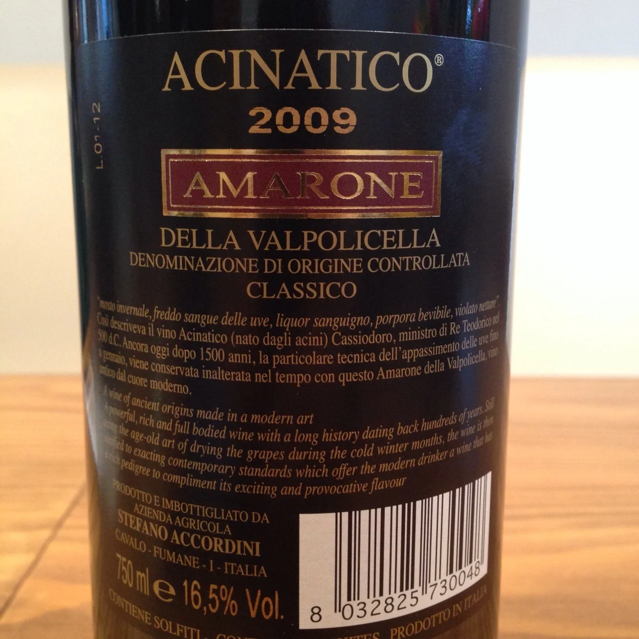 Tommasi Amarone 2009