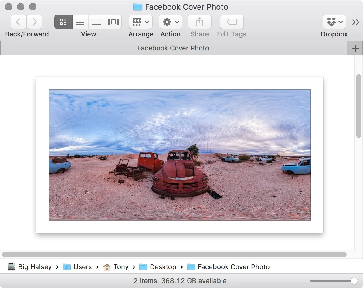 360˚ Panorama Facebook Cover Photos — tony redhead