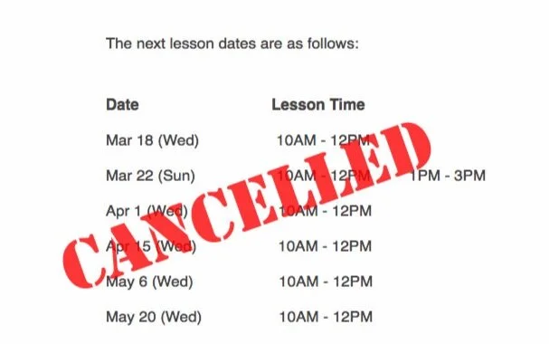 Ikebana Lessons Cancelled Until Further Notice — the ikebana shop