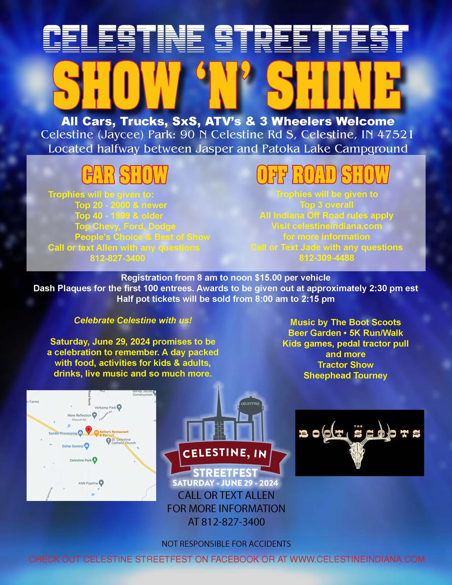 Streetfest 2024 Car Show Details! — Celestine Indiana