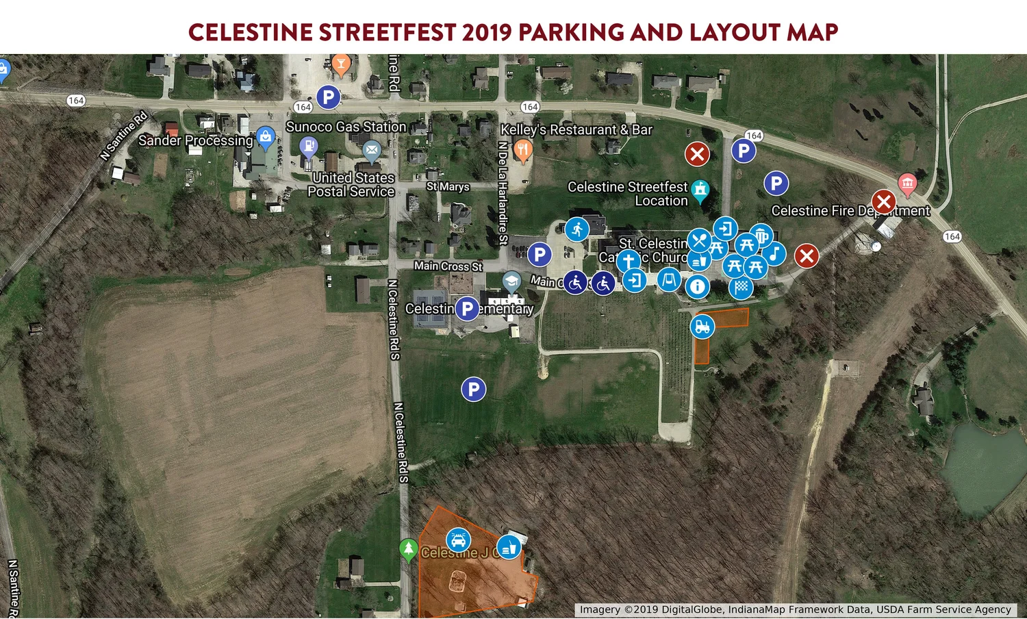 Streetfest 2019 Map — Celestine Indiana